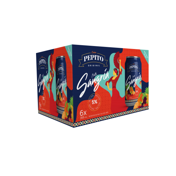 Pepito Bella Sangria Original 6X355mL | BROUE-ALLIANCE INC. | Aliments ...