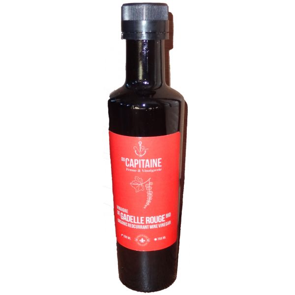Vinaigre de gadelle rouge Biologique | Du Capitaine Ferme et ...