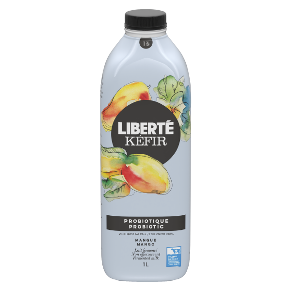 Liberté Kéfir non effervescent Mangue | Yoplait Liberte Canada Co ...