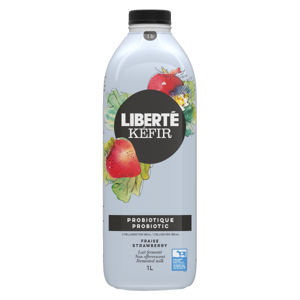 Liberté Kéfir non effervescent Fraise | Yoplait Liberte Canada Co ...