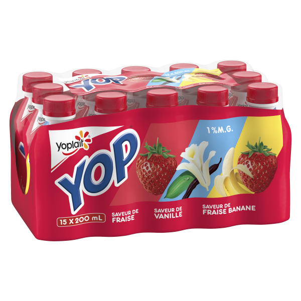 Yoplait Yop Assortis | Yoplait Liberte Canada Co. | Aliments du Québec