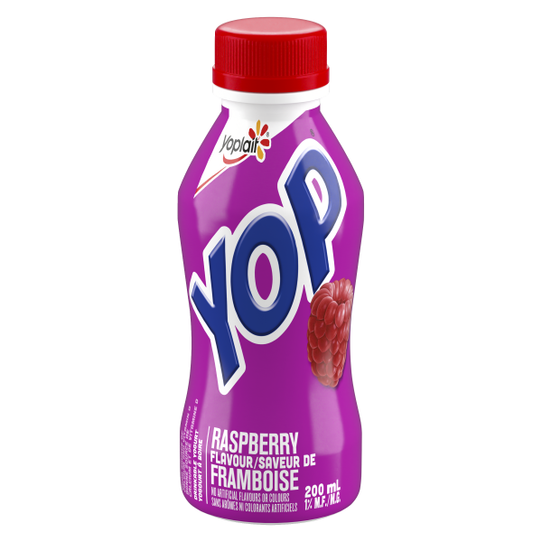 Yoplait Yop Framboise | Yoplait Liberte Canada Co. | Aliments du Québec