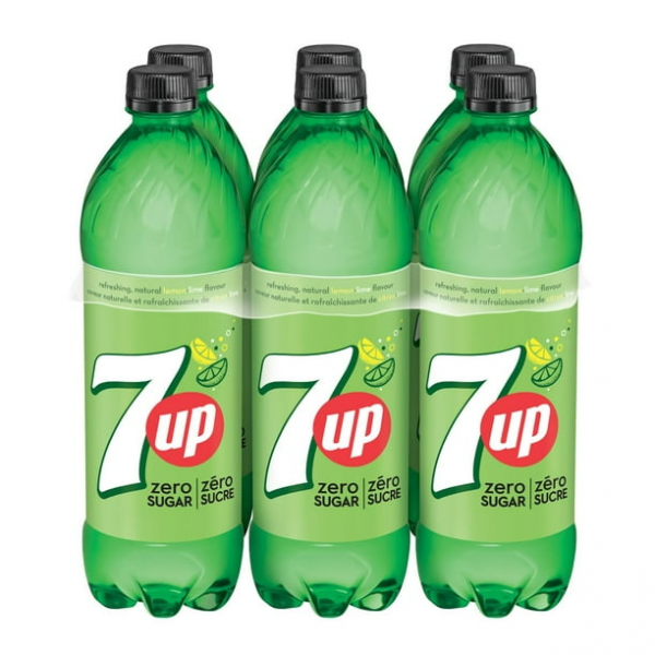 7UP zéro sucre 6x710ml | PepsiCo Beverages Canada | Aliments du Québec
