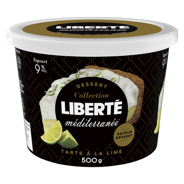Yogourt Méditerranée 9% Tarte à la Lime | Yoplait Liberte Canada Co ...