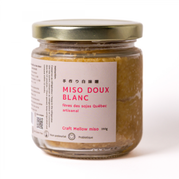 Miso Doux Blanc | La brasserie San-Ô Saké inc. | Aliments du Québec