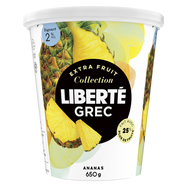Yogourt Grec 2% Extra Fruits Ananas | General Mills Canada Corporation ...