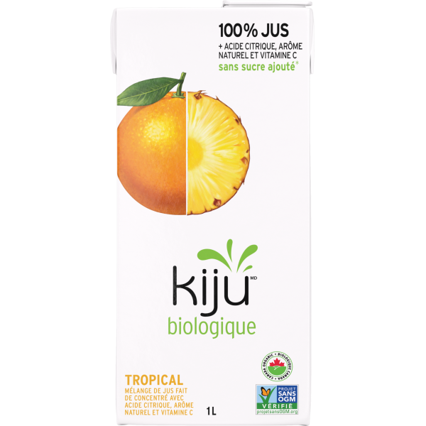 KIJU Biologique - Tropical | A. Lassonde Inc. | Aliments du Québec