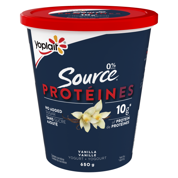 Yoplait Source Protéiné Vanille 0MG | Yoplait Liberte Canada Co. | Aliments du Québec