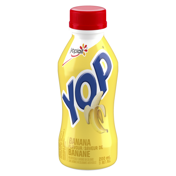 Yoplait Yop Banane | Yoplait Liberte Canada Co. | Aliments du Québec