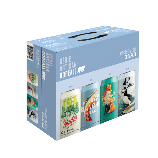 Bière Caisse Artisan Escapade | Les brasseurs du Nord inc. | Aliments ...