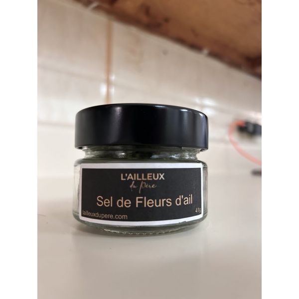 Sel de fleurs d'ail | L'ailleux du Père | Aliments du Québec