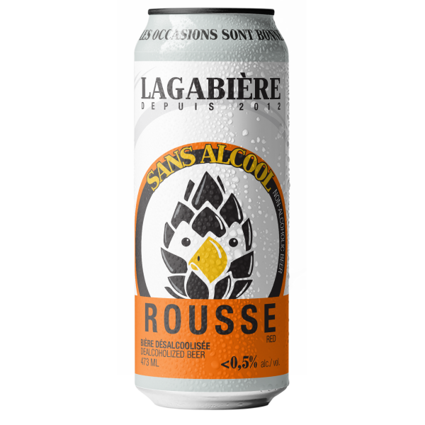 ROUSSE SANS ALCOOL | Lagabière, microbrasserie inc. | Aliments du Québec