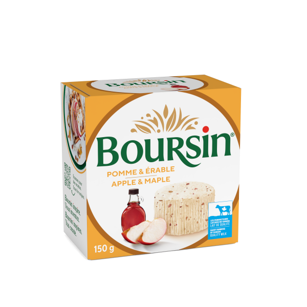 Fromage Boursin Pomme & Érable | Groupe Bel Canada Inc. | Aliments du ...