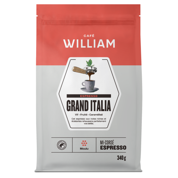 Espresso Grand Italia - Café | Café William Spartivento | Aliments du ...