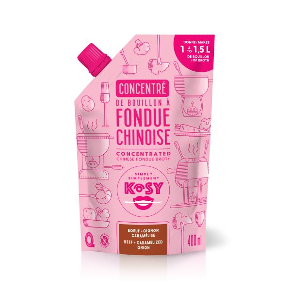 Concentré bouillon à fondue chinoise | Les aliments Simplement Kosy inc. | Aliments du Québec