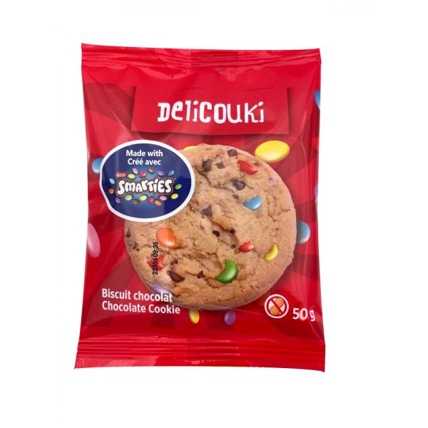 Biscuit fait avec des Smarties | Delicouki Inc. | Aliments du Québec