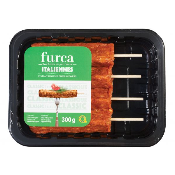Furca: Brochettes de porc haché Italienne | Alimentation Dynamic inc ...