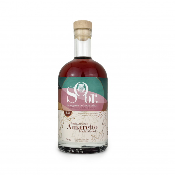 Amaretto sans alcool érable et amande Sobr. | Nutra-Fruit Inc ...