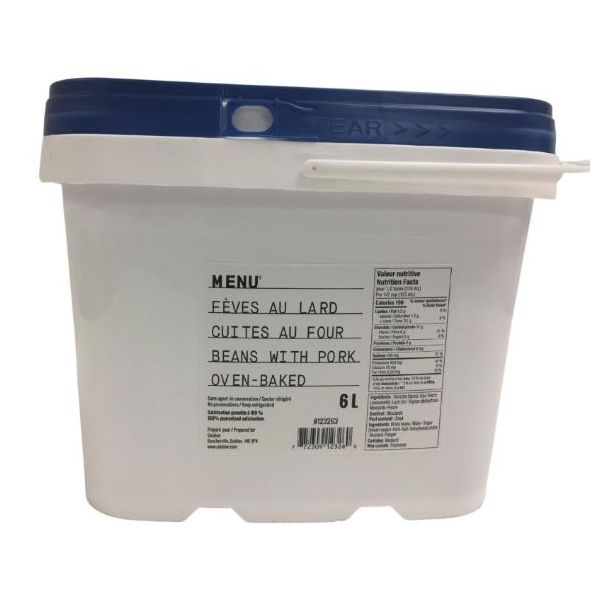 123263 FEVE AU LARD CUIT | MENU marque exclusive de Colabor | Aliments ...