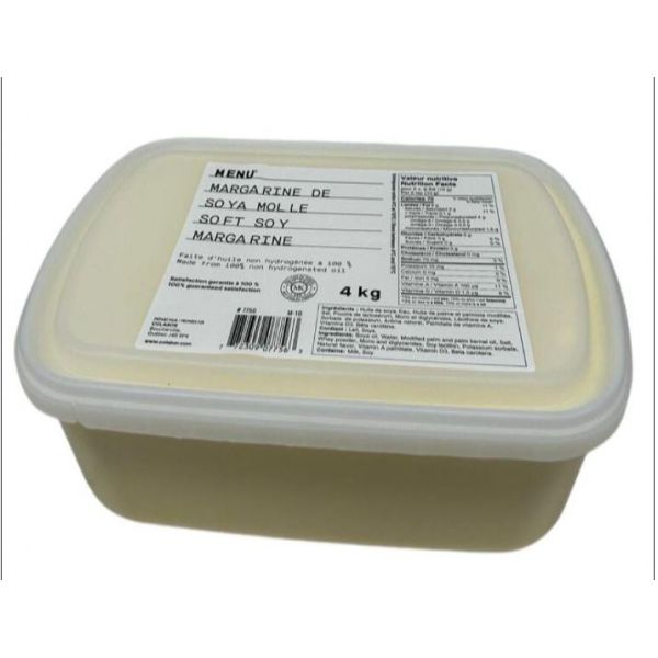 7756 MARGARINE 100% SOYA N/HYDRO | MENU marque exclusive de Colabor | Aliments du Québec
