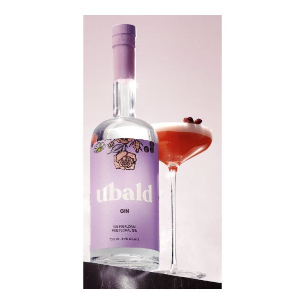 Gin fin floral Ubald | Ubald Distillerie | Aliments du Québec